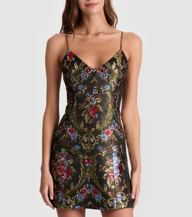 Alice + Olivia Tayla Mini Dress - Black/Multi – Narcissus Tallahassee